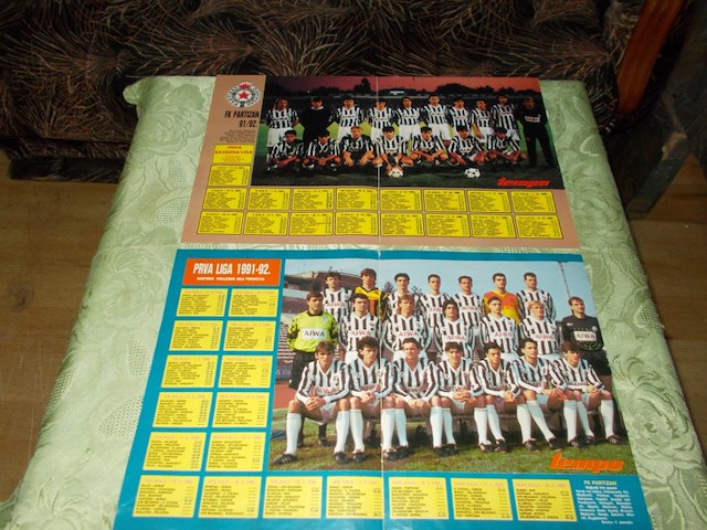 FK Partizan Beograd - 1991/92 rasporedi utakmica