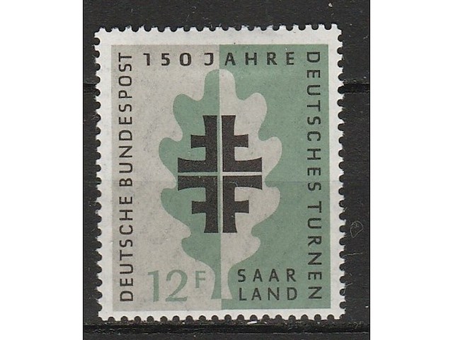 Saarland - 1958 - 150 Years Movement Of Gymnastic - MH
