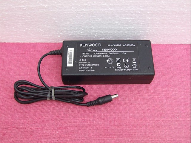 Kenwood 18V 3.35V adapter AC-18335A ORIGINAL+GARANCIJA!