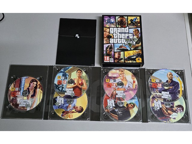 Grand Theft Auto V (GTA V) - PC igra Komplet 7 DVD