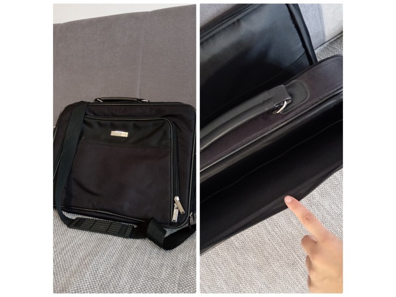 Nova torba crna za lap top presavrsena