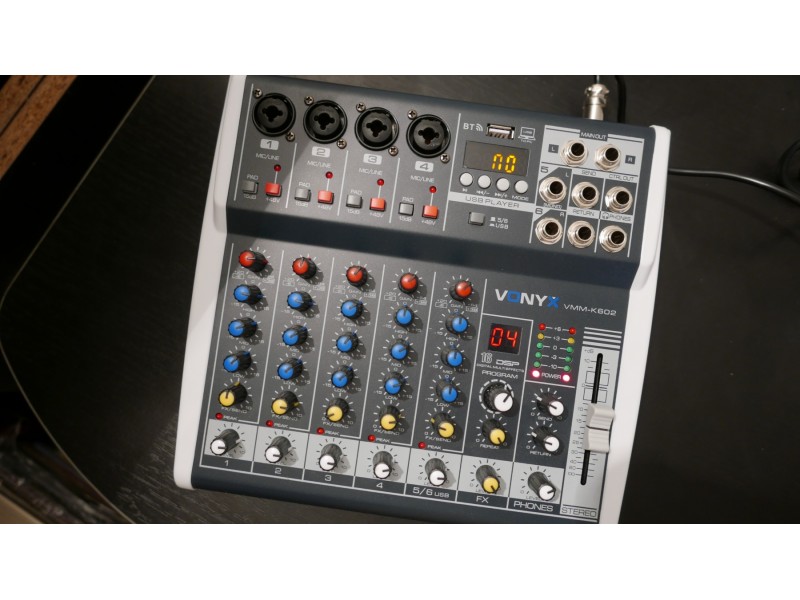 Vonyx VMM-K602 Miksetica Sa Efektima