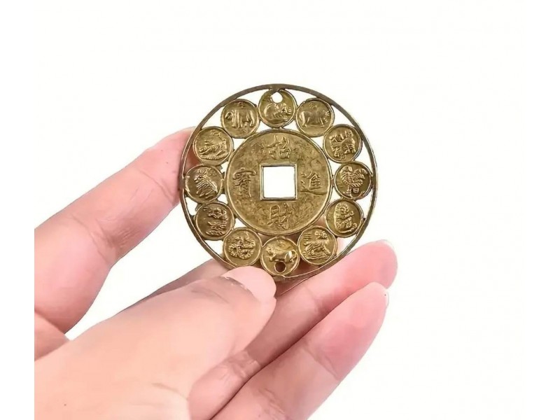 Veliki Feng shui novcic - precnik 4 cm
