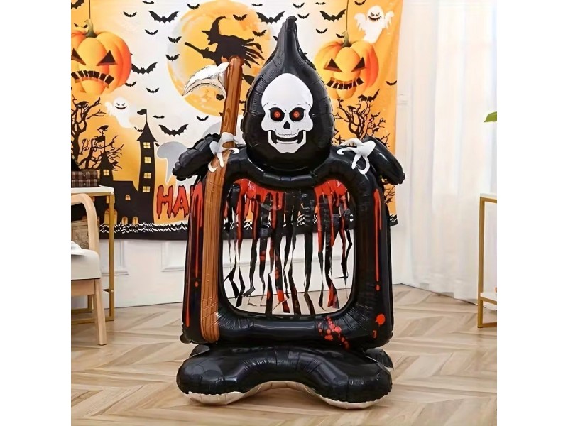 Ѽ Balon Halloween Smrt XL 125x69cm NOVO