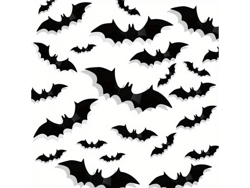 Ѽ Halloween 3D stikeri Slepi Mis 12 kom NOVO