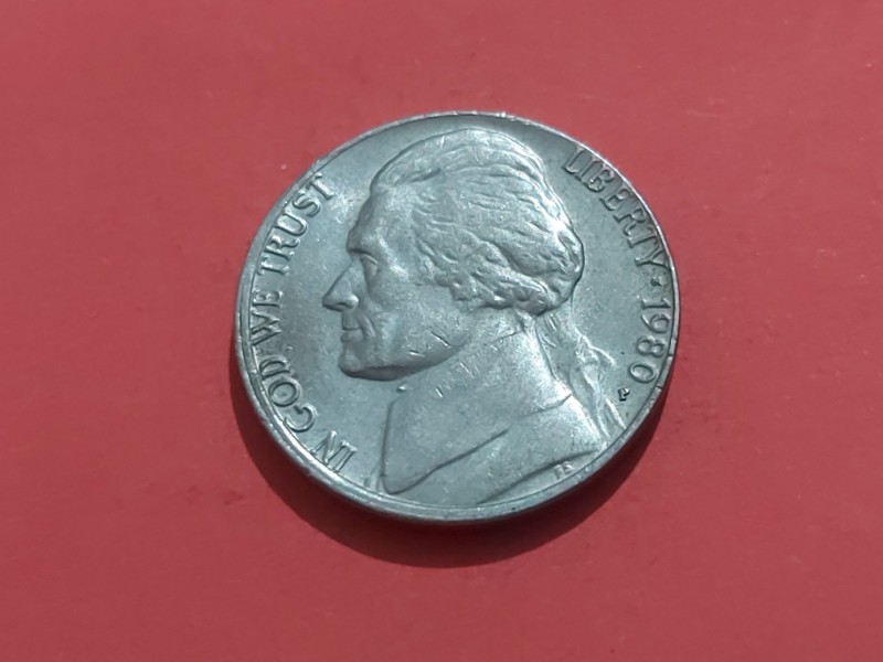 USA - 5 cent 1980 god p