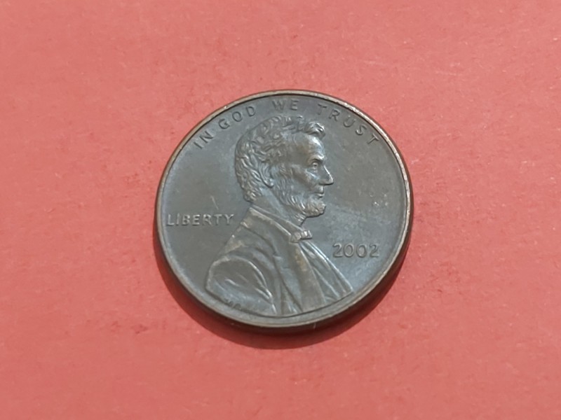 USA - 1 cent 2002 god