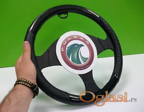 PEUGEOT 206 tipska obloga volana KARBON - CRNA