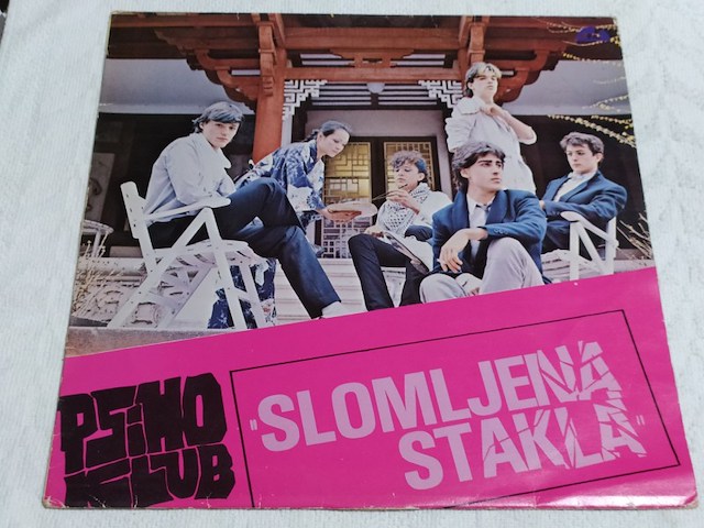 SLOMLJENA STAKLA - Psiho klub (LP, 4-/4)