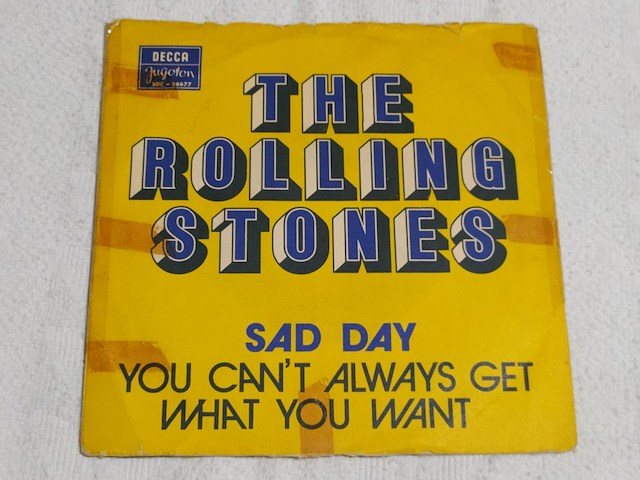 THE ROLLING STONES - Sad day (SINGL, 3/4-/3-)