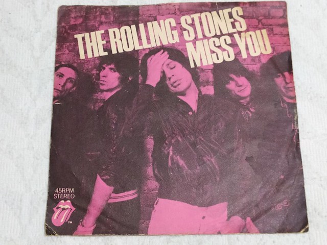 THE ROLLING STONES - Miss you (SINGL, 3/3/4-)