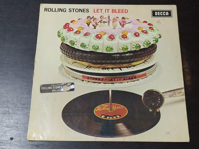 THE ROLLING STONES - Let it bleed (LP, GERMANY, 3+/3)