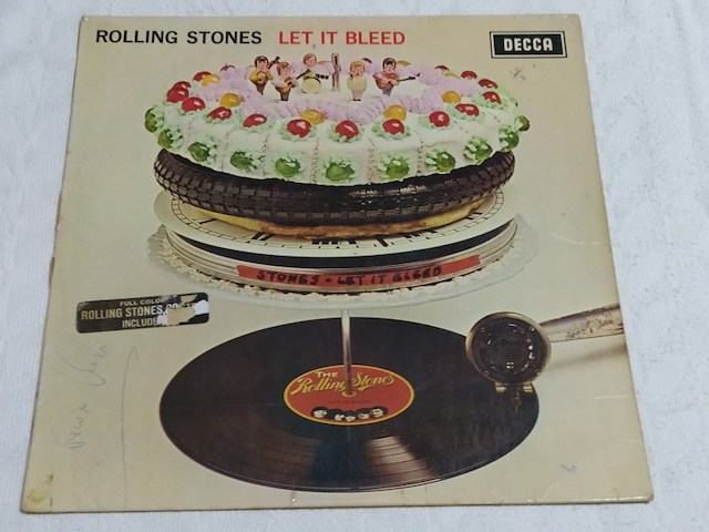 THE ROLLING STONES - Let it bleed (LP, GERMANY, 3+/3)