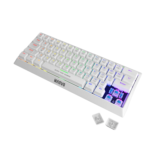TASTATURA USB MARVO KG962 WHITE B GAMING