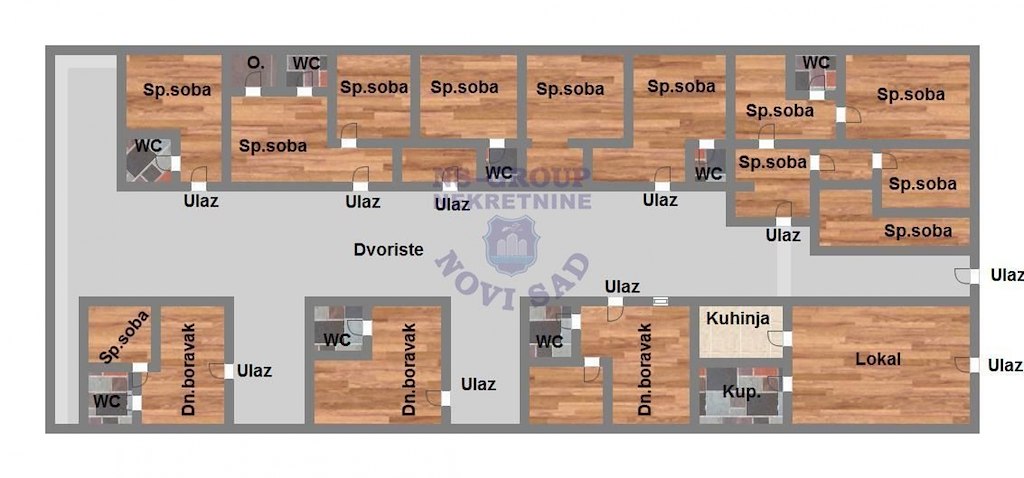 Specifična nekretnina - 8 apartmana - 15 spavaćih - lokal