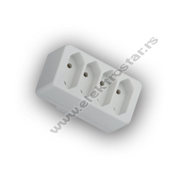 EL7583 RAZVODNIK EURO 1/4 BELI