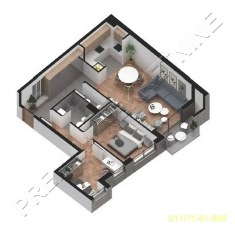 2.5, Čuburski park, Cara Nikolaja II, LUX, 65, 69m2