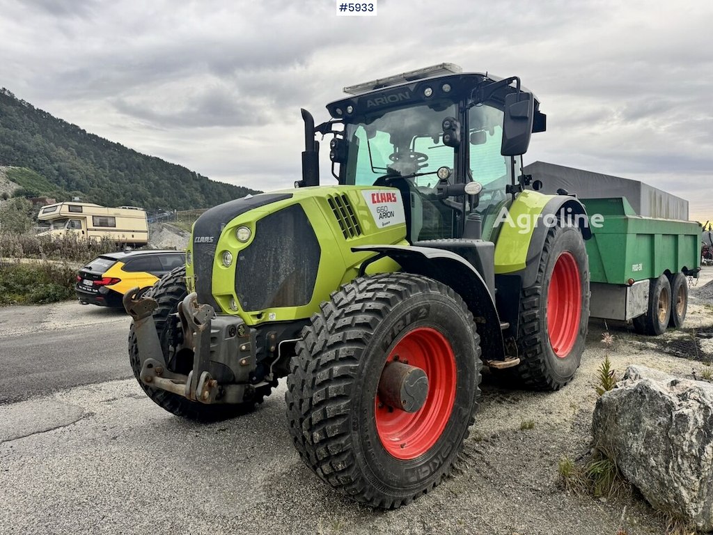 Claas Arion 660 traktor točkaš