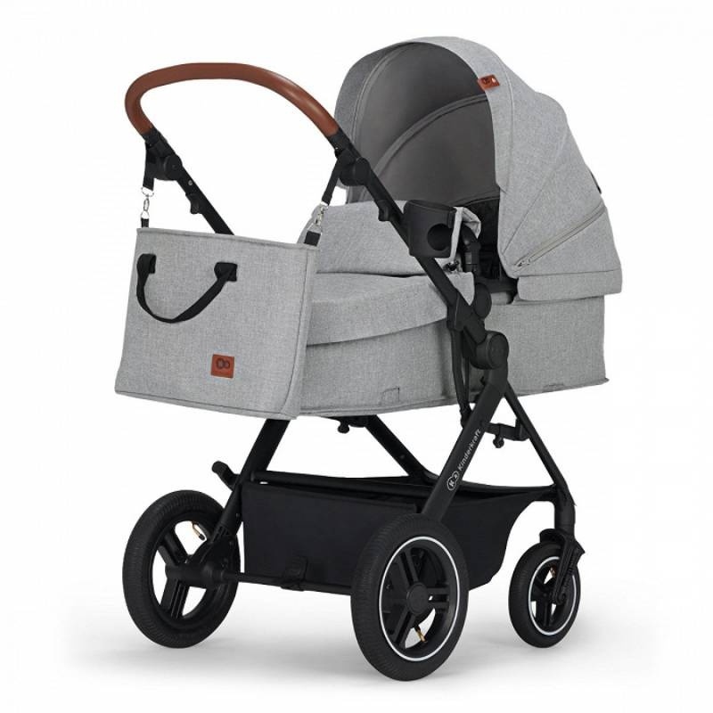 KINDERKRAFT B-TOUR KOLICA ZA BEBE SET 3U1 LIGHT GREY