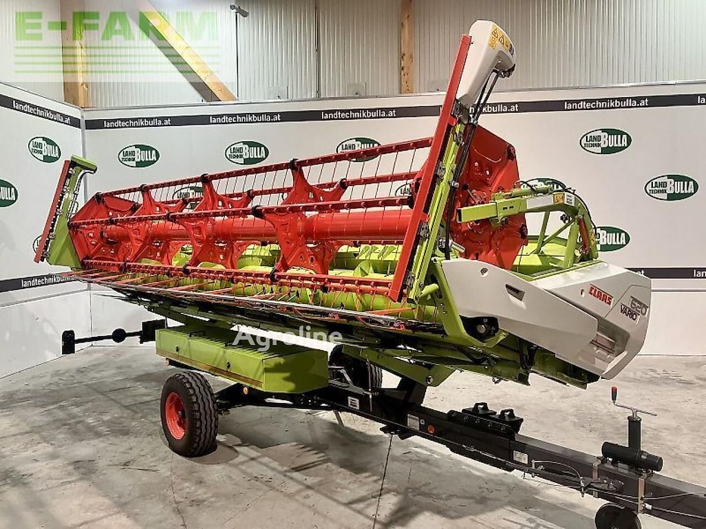 Claas v 620 mit wagen adapter za žito