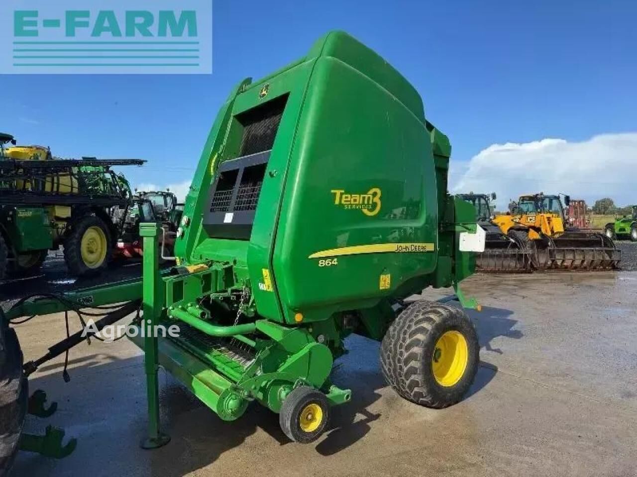 John Deere 864 balirka za četvrtaste bale