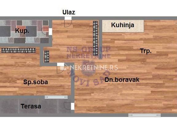 Mišeluk, 2.0 dvosoban, 45 m²