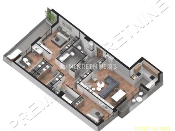 4.0, Čuburski park, Cara Nikolaja II, LUX, 113,23m2, Cara Nikolaja II