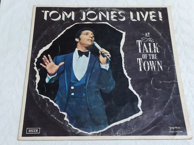 TOM JONES - Live (LP, 3/4)