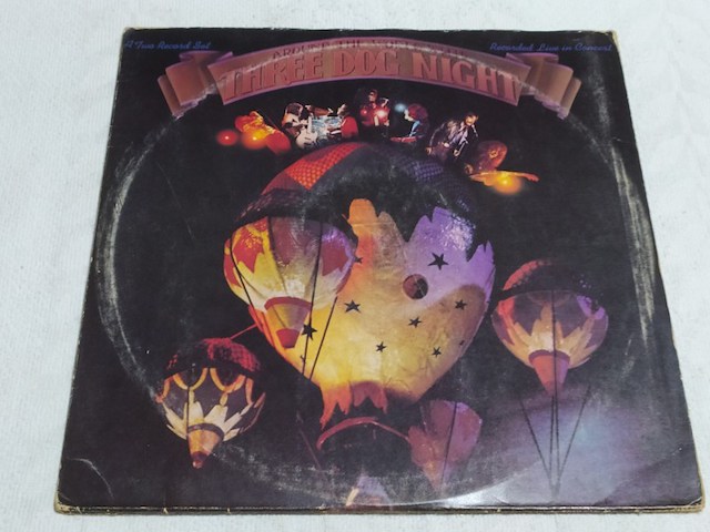 THREE DOG NIGHT - Live (2LP, ENGLAND, 4-/4-/4-)