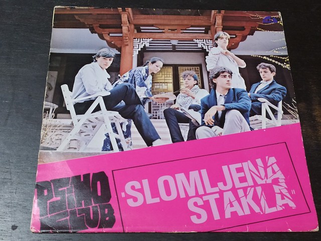 SLOMLJENA STAKLA - Psiho klub (LP, 4-/4)