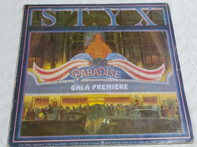 STYX - Paradise theatre (LP, 4/4-)