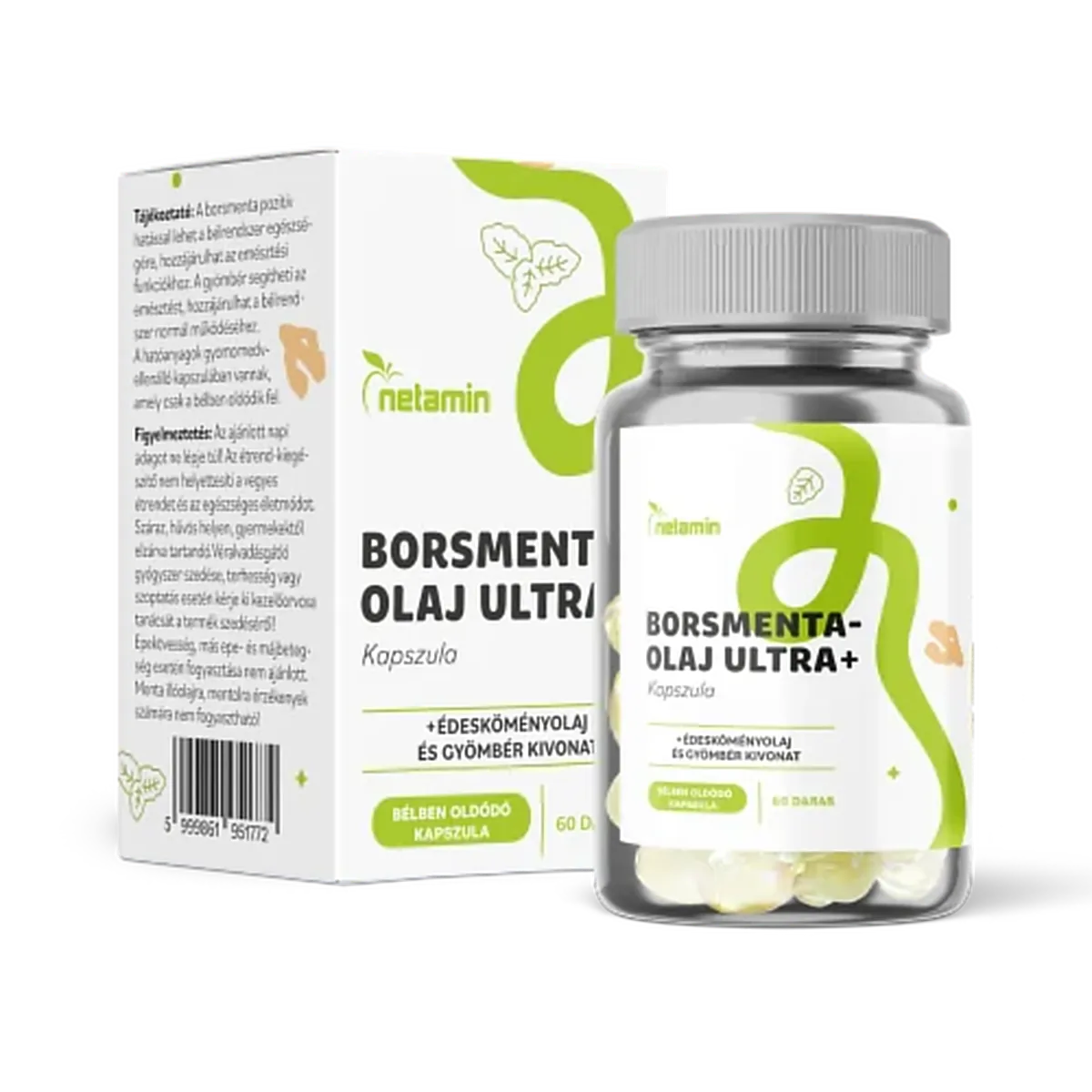 Peppermint oil Ultra+ (60 kap.)