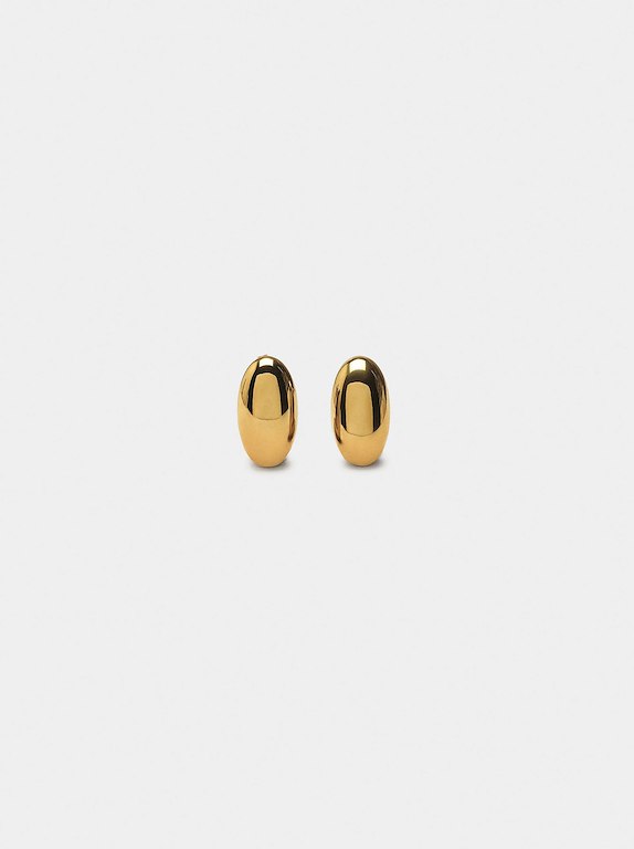 OVAL EARRINGS - STAINLESS STEEL