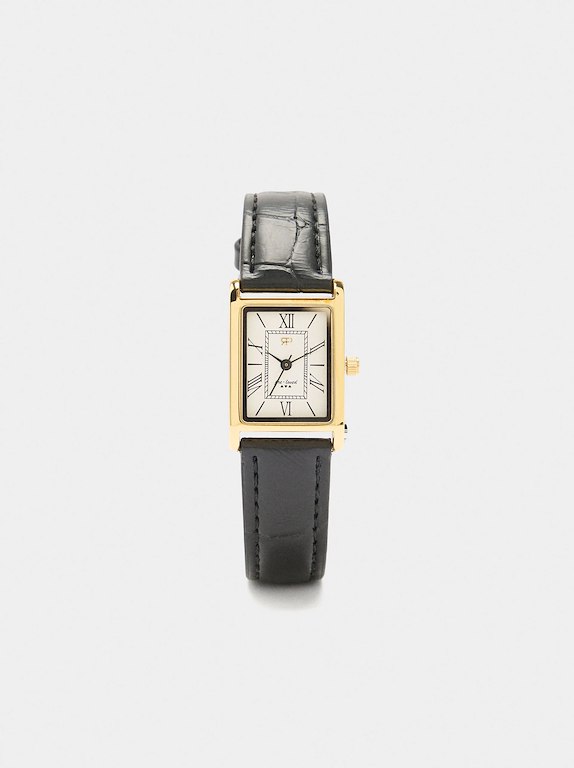 WATCH WITH ANIMAL-ENGRAVED BRACELET