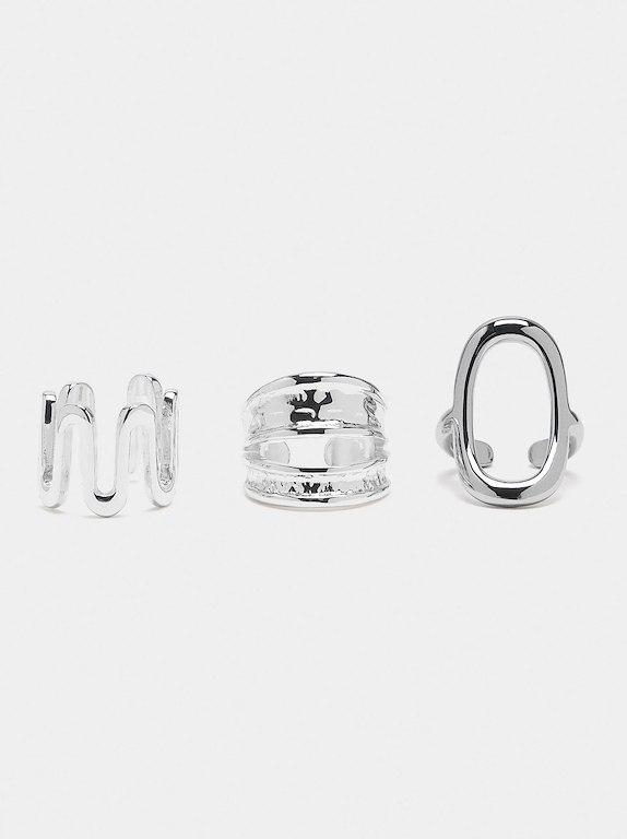 SET OF WIDE RINGS