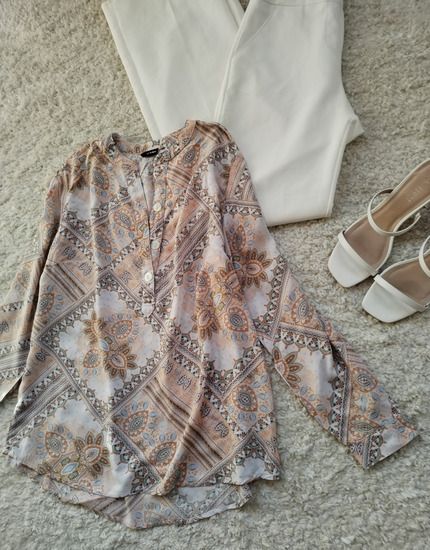    Boho kosulja pastelna ☆100% Viskoza☆40/L☆