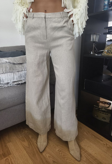 H&M premium lanene pantalone