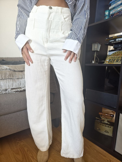 Zara lanene pantalone