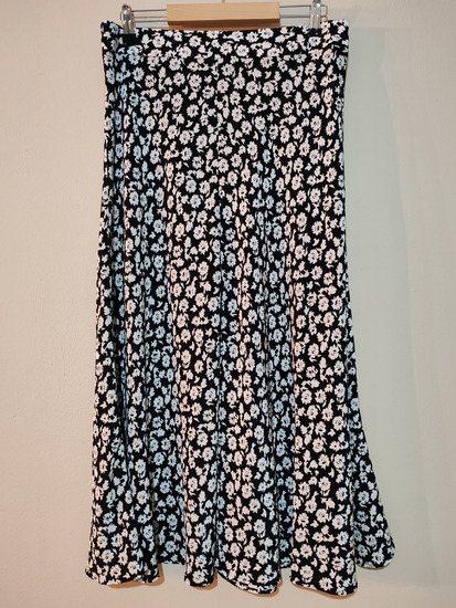 ZARA FLORAL MIDI SUKNJA 100%VISKOZA