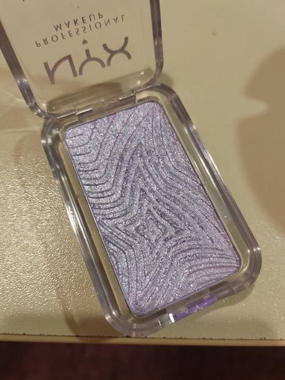 NYX lila metalik hajlajter *samo proban*