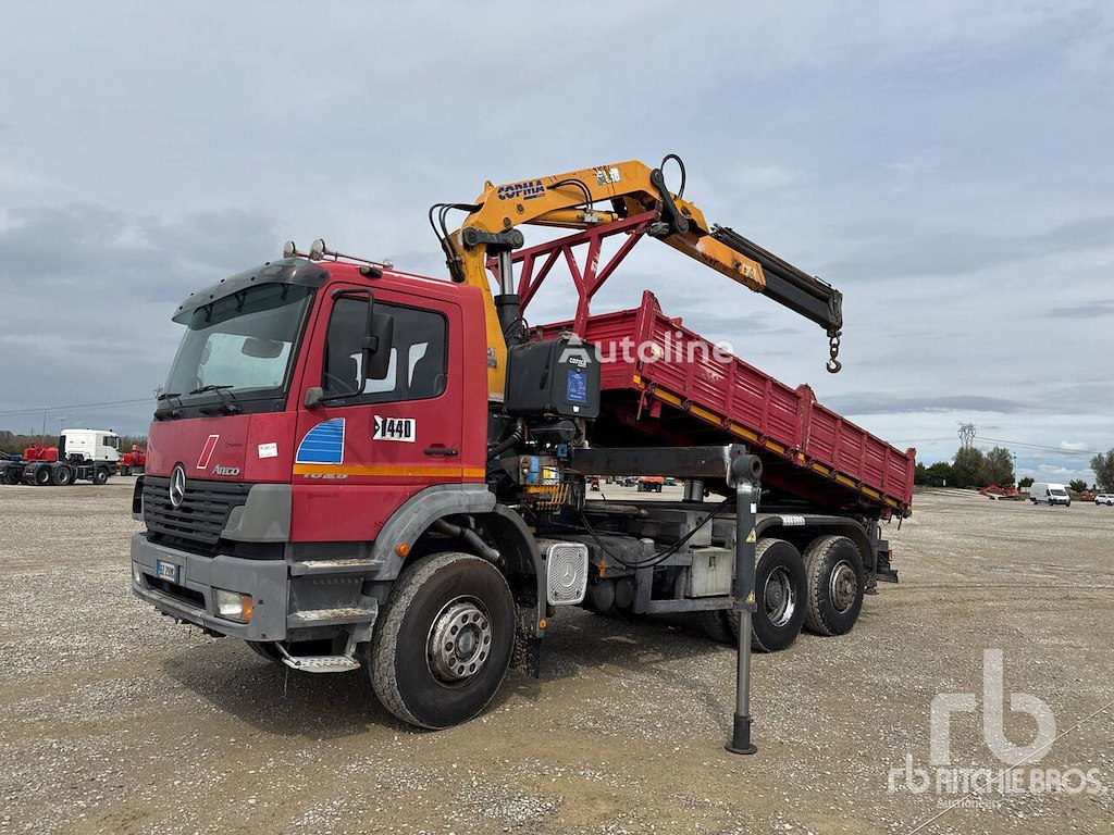 Prodaje se Mercedes-Benz ATEGO 1828 2002 Copma 210.3 8770 kg on 6x2 kiper na aukciji