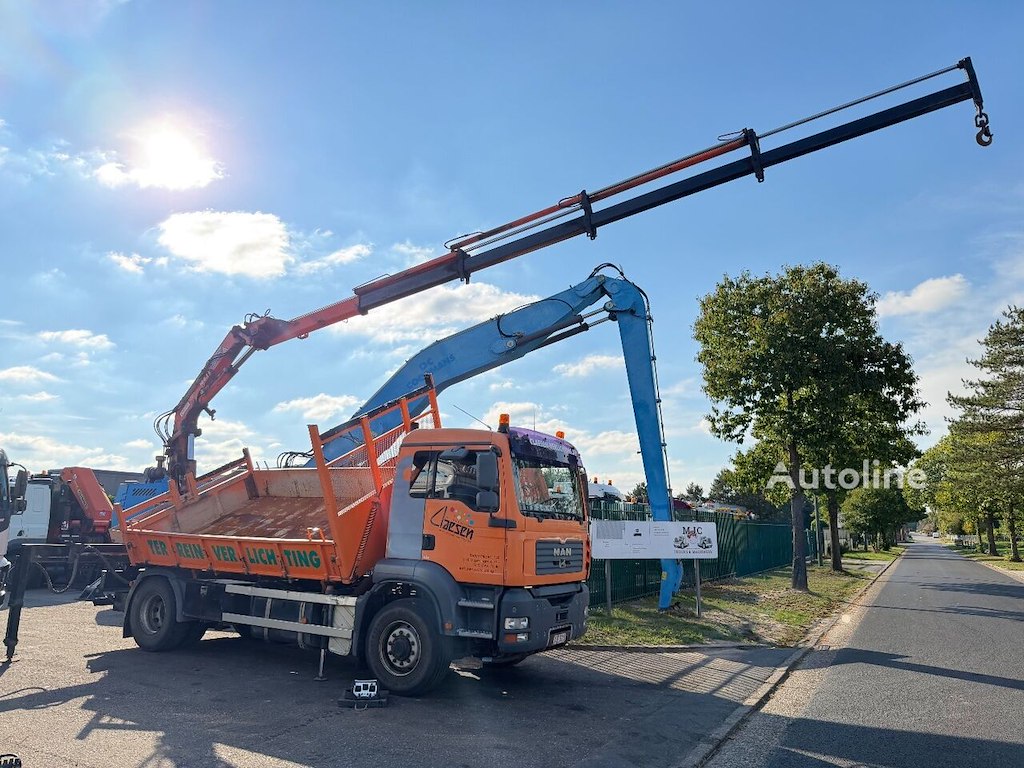 MAN TGA 18.310 4x4 Hydro-drive 2-SEITEN KIPPER + KRAN ATLAS 165 (4x) kiper