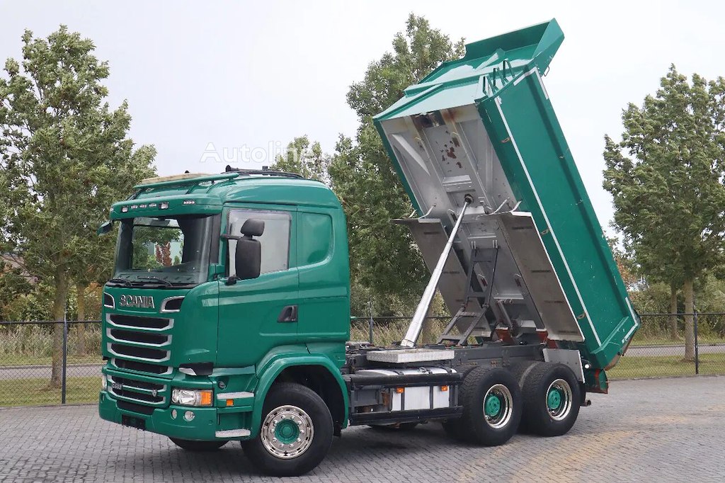 Scania R580 V8 | 6X4 | FULL STEEL | BIG AXLES | RETARDER | EURO 6 kiper