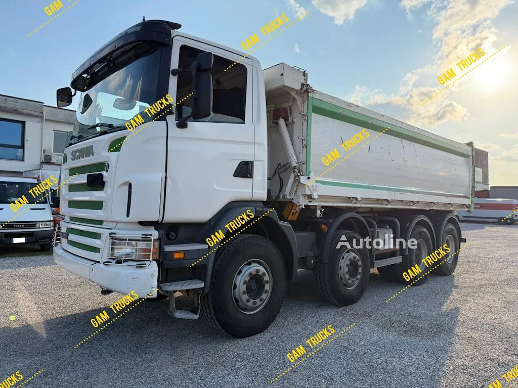 Scania R420 KIPPER 20cbm Bordmatik 8x4 40Ton kiper