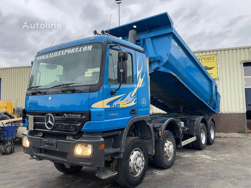 Mercedes-Benz Actros 4144 MP2 Kipper 8x8 V6 EPS Gearbox Full Spring Big Axle's kiper