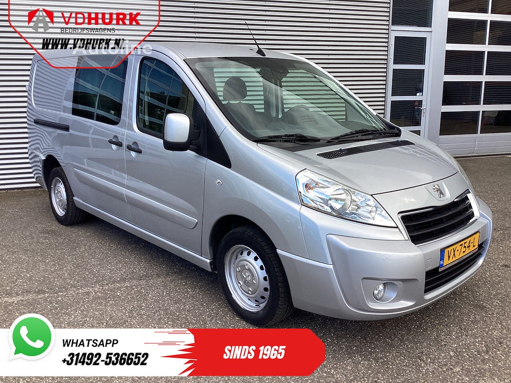 Peugeot Expert 2.0 HDI 130 pk L2 Dubbel Cabine DC EXPORT Airco/ Cruise/ minibus furgon
