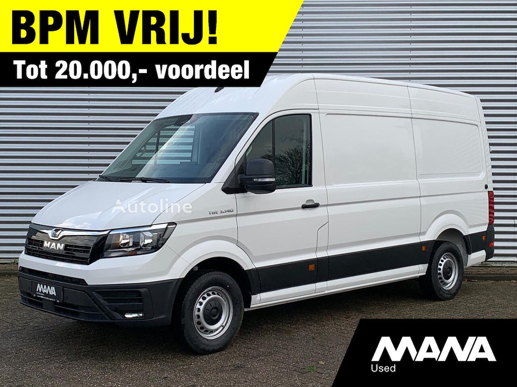 Novi MAN TGE 3.140 L3H3 Automaat 140PK NIEUW MODEL Cruise control Carplay minibus furgon