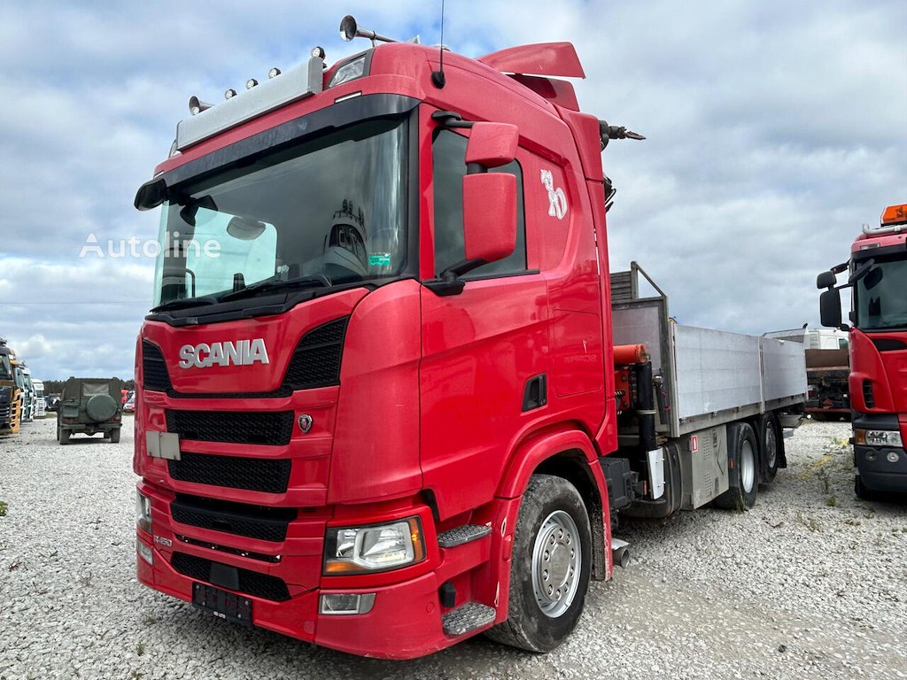 Scania R 450 | Palfinger PK 26002 | TULOSSA kamion s ravnom platformom