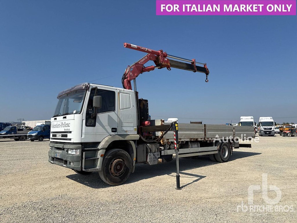 Prodaje se IVECO EUROTECH 440E34 2000 Amco Veba V17000/2S 7400 k kamion s ravnom platformom na aukciji