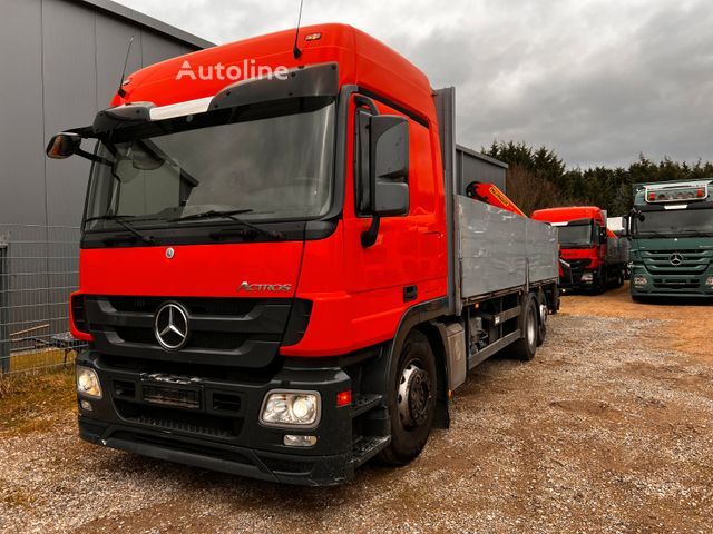 Mercedes-Benz Actros 2546 * Kran PALFINGER PK 18002 EH with remote control kamion s ravnom platformom